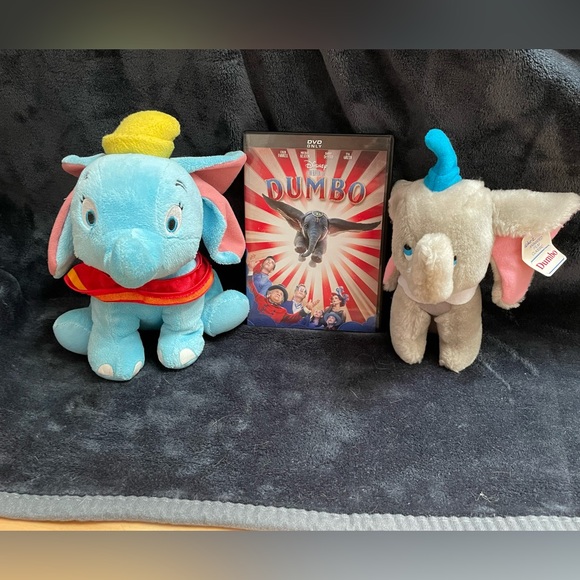 Toys | Disneys Dumbo Dvd 2 Dumbo Plush | Poshmark